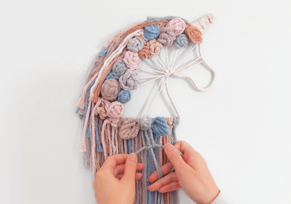 How To Make A Macrame Unicorn Dreamcatcher – Bochiknot