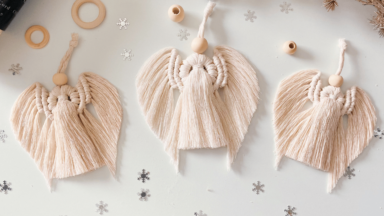 Macrame Christmas Angel: Step-by-Step Guide for Beginners – Bochiknot