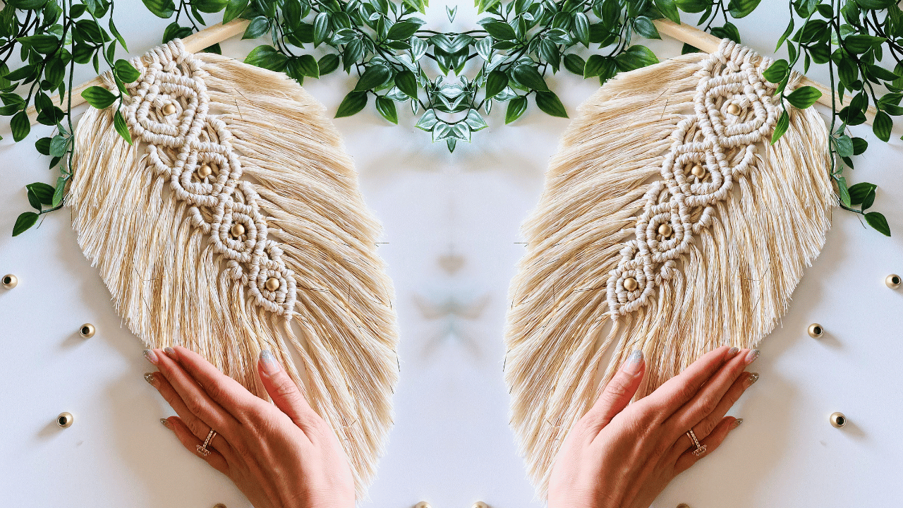 The Ultimate Guide: How to Make a Macrame Feather Wall Hanging – Bochiknot