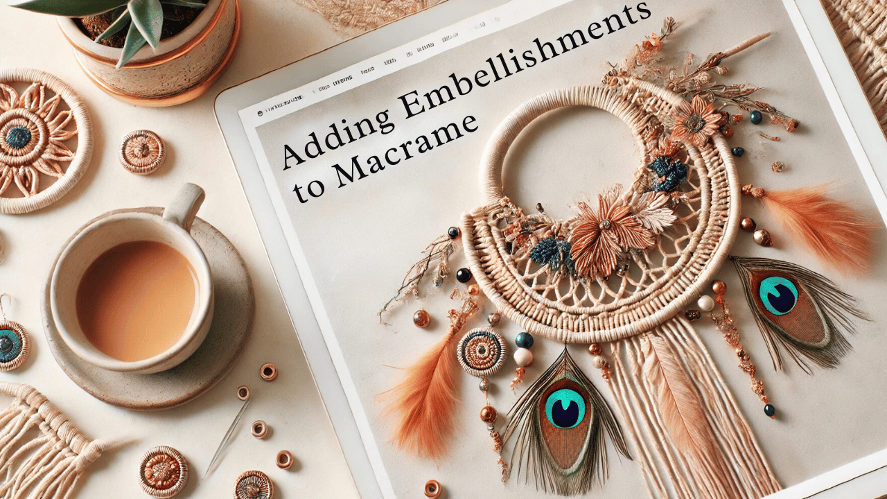 Turn Ordinary into Extraordinary: Adding Embellishments to Macrame ...