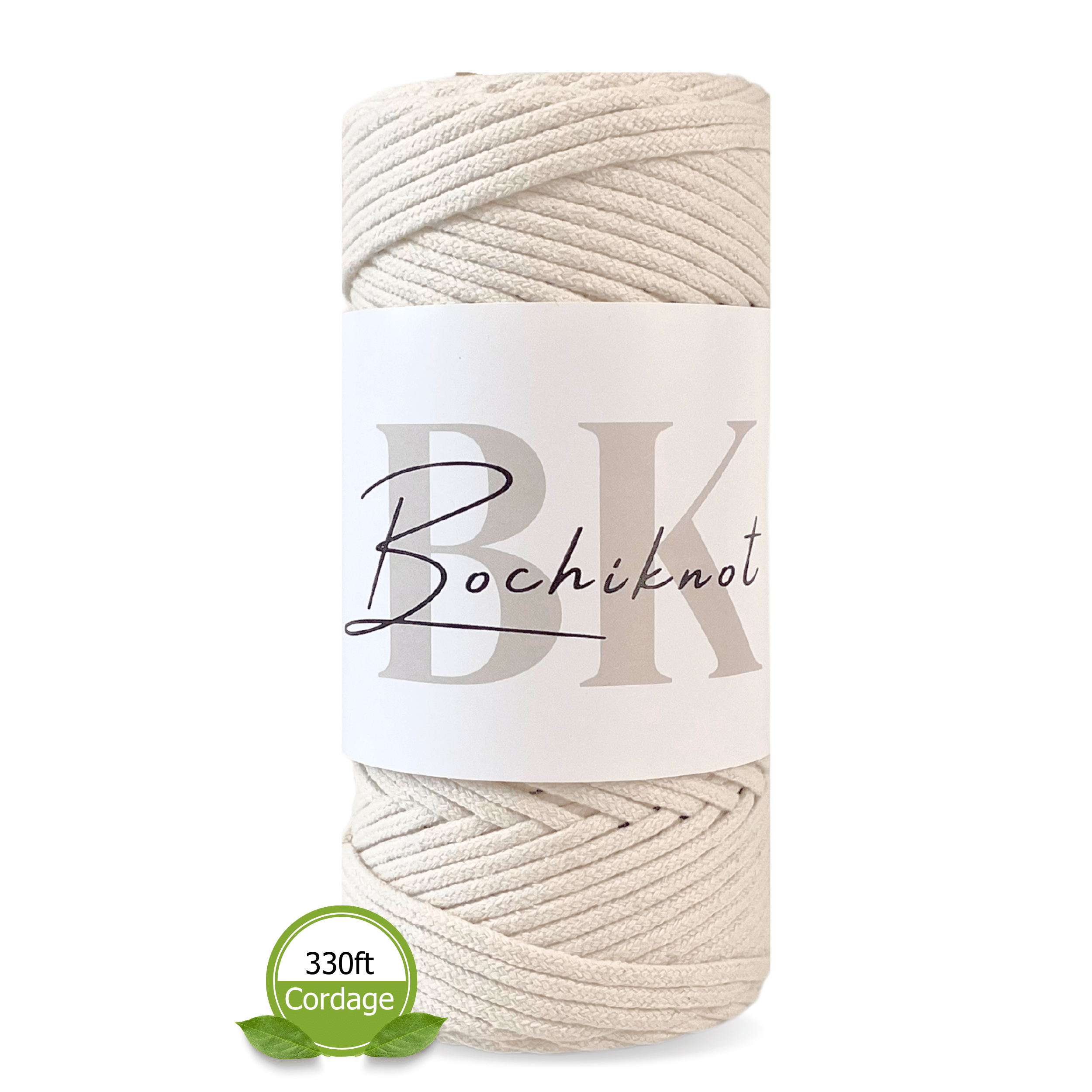 BOCHIKNOT Braided Macrame Cord (4mm, 109yds) – Bochiknot