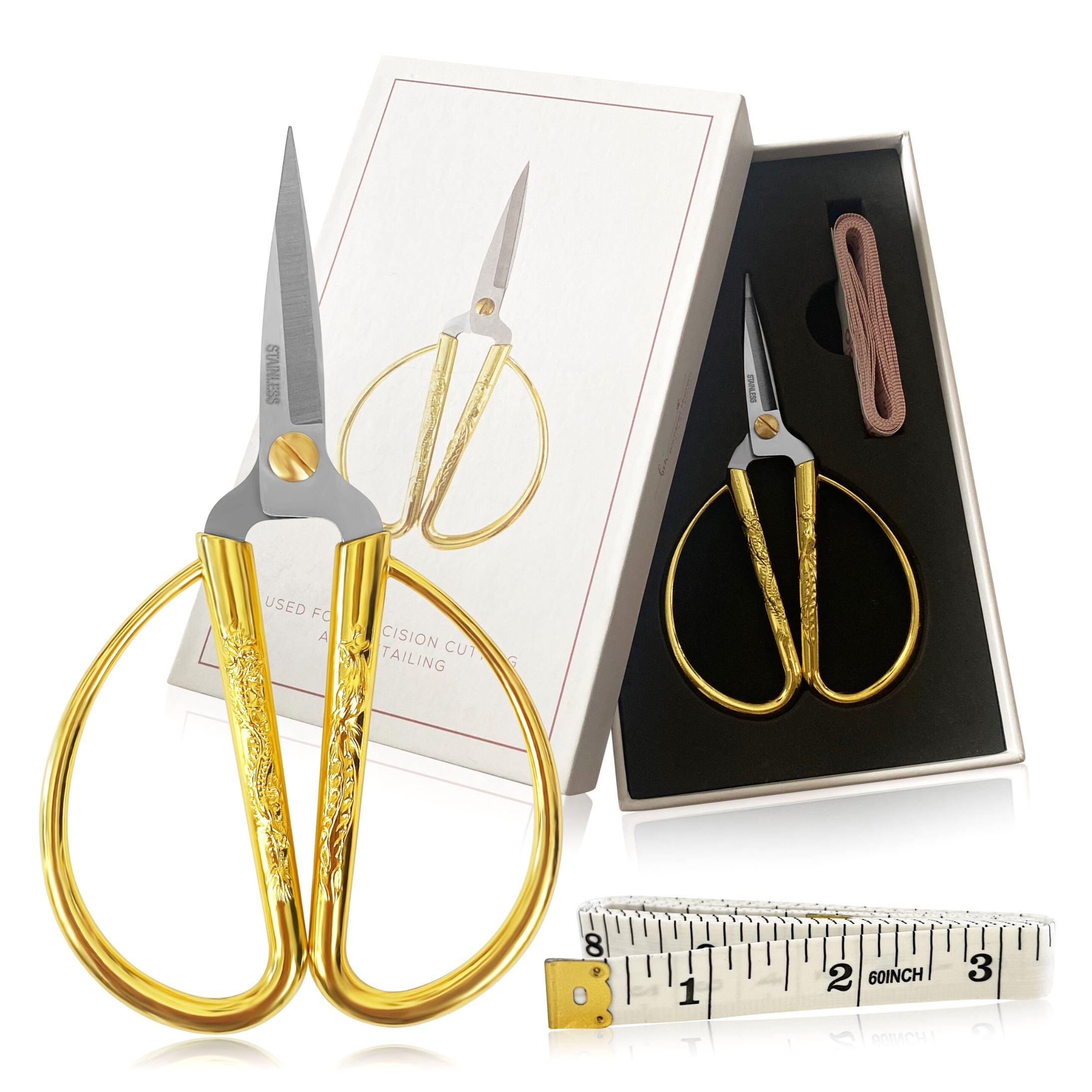 Bochiknot Macrame Tool - 5" Gold Precision Macrame Scissors (Detailing ...